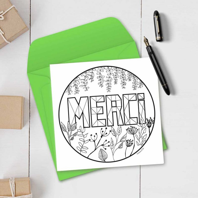 Carte « Merci-nature